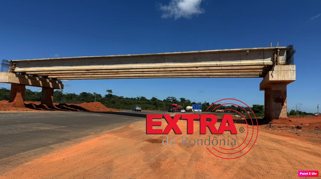 BR-364: obra do viaduto que liga Vilhena a municípios do Cone Sul está ...